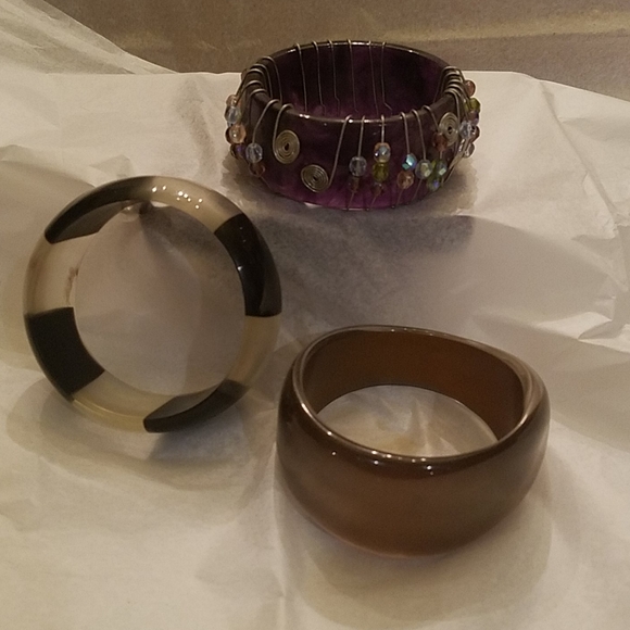 unknown | Jewelry | Set Of 3 Bangles | Poshmark